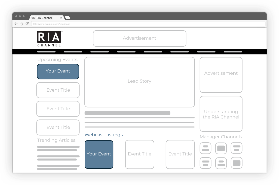 Webcasts - RIA Database